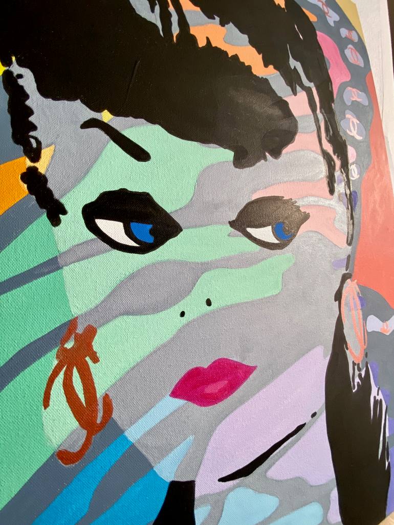 Barbie CHANELing - COMMISSION AVAILABLE Painting by Dominique Steffens ...