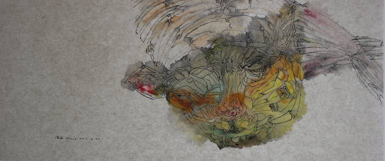 Phase Aioi Drawing by Li Zhou | Saatchi Art