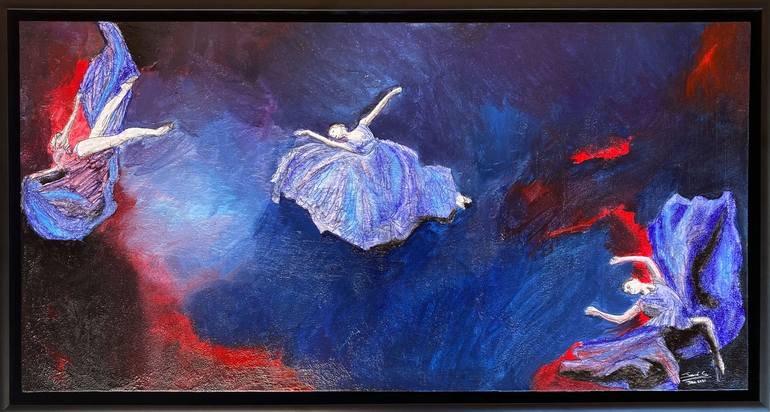 Dancing Through Time Painting by Josue Fleurimond | Saatchi Art