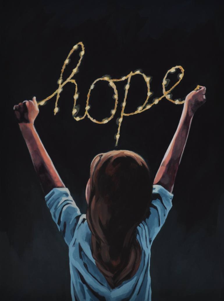 Hope Painting by Julia Blackshaw | Saatchi Art
