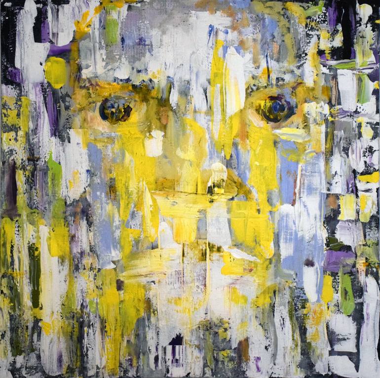 Behind A Torn Curtain/Tutu Painting by Tomas Patino | Saatchi Art