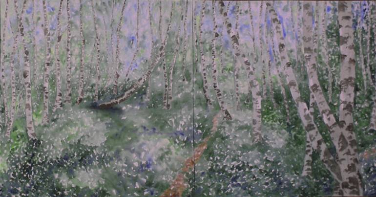 The Alder Grove Painting by Carl Buttke | Saatchi Art