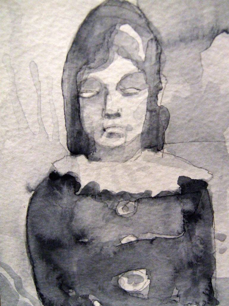 Girl in a Trance Drawing by Shelton Walsmith | Saatchi Art