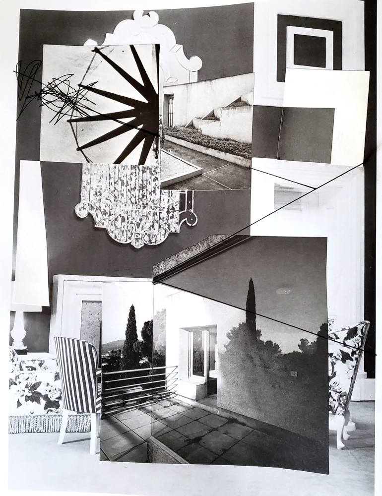 Chateau de Loom Collage by Shelton Walsmith | Saatchi Art