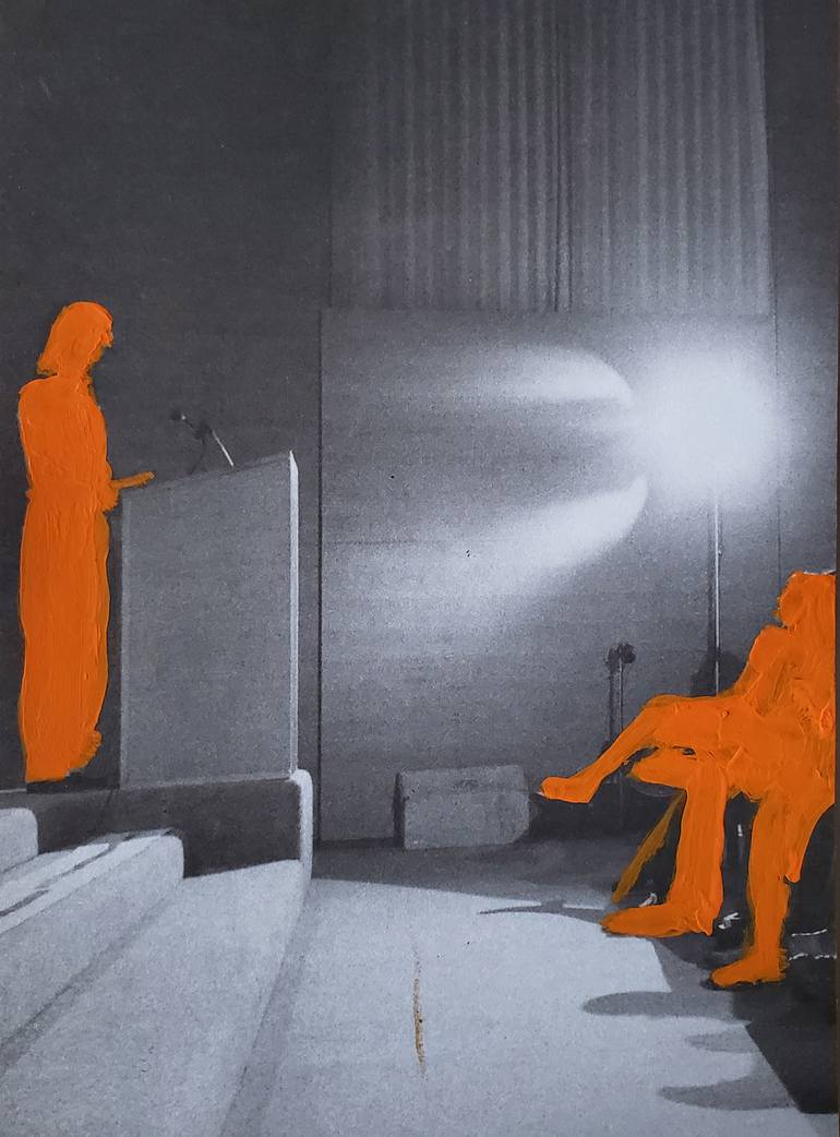 Minimal Intervention; Lectern Drawing by Shelton Walsmith | Saatchi Art