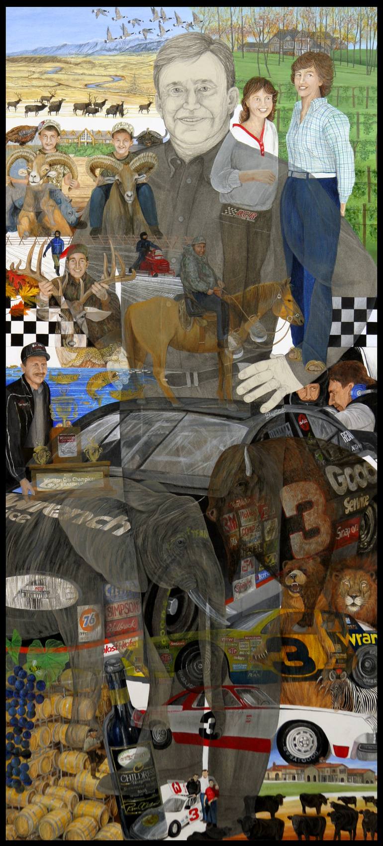 Richard Childress Painting by Trena McNabb | Saatchi Art