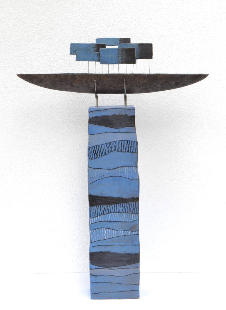2016 Blue Boat Sculpture by Margreet Zwetsloot | Saatchi Art