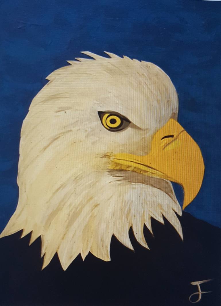 Eagle Eye Painting by Judith Finch | Saatchi Art