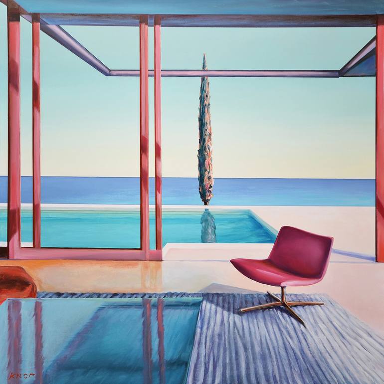 Swimming Pool EAV XXI 23 Painting by Rafał Knop | Saatchi Art