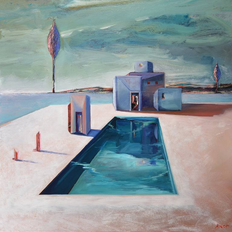 Swimming Pool EAV XXI 35 Painting by Rafał Knop | Saatchi Art