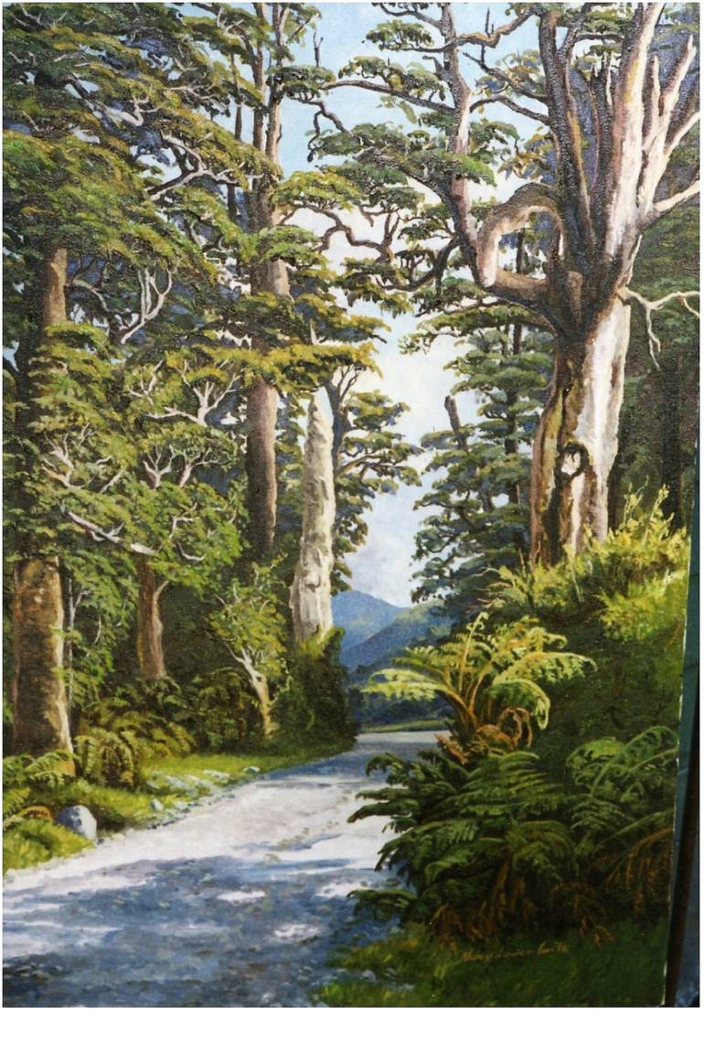 Old cattle track Painting by Henry Lowen-Smith | Saatchi Art