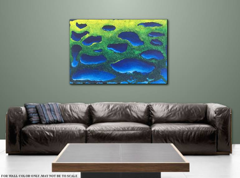 GLACIAL RUNES Painting by Nicky Spaulding | Saatchi Art