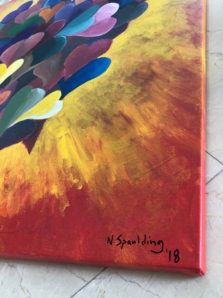 Love Comes in All Colors Painting by Nicky Spaulding | Saatchi Art