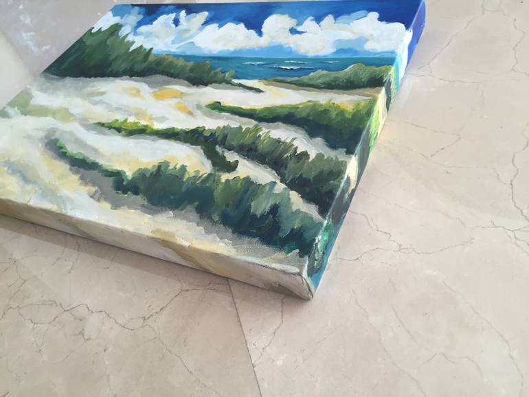 A Day at The Beach Painting by Nicky Spaulding | Saatchi Art