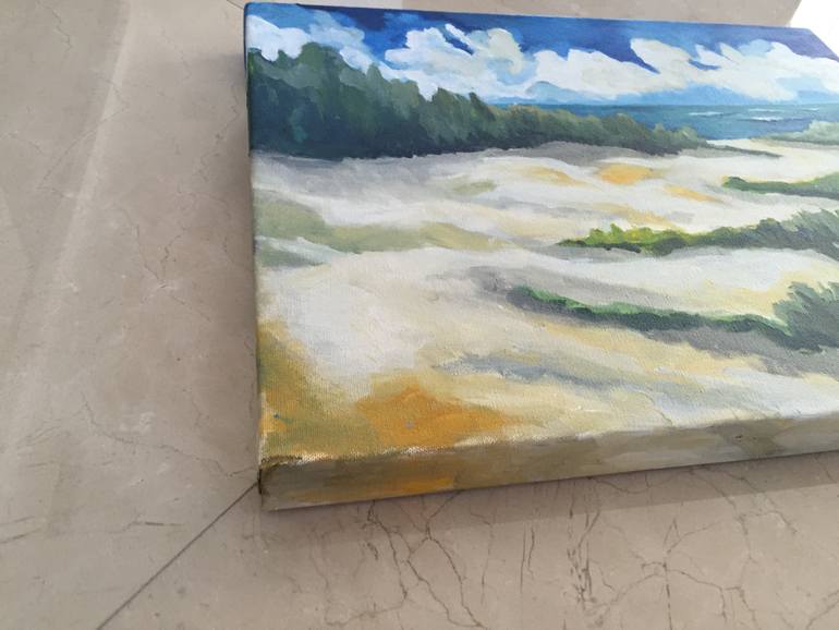 A Day at The Beach Painting by Nicky Spaulding | Saatchi Art