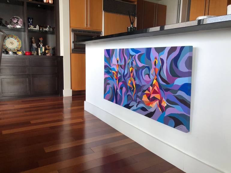 Dancing With Color Painting by Nicky Spaulding | Saatchi Art