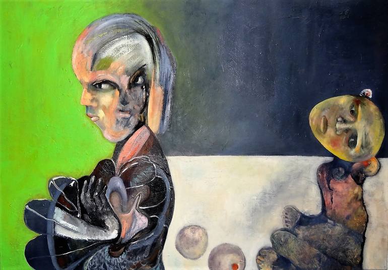 Under you Painting by Andrea Rausch | Saatchi Art