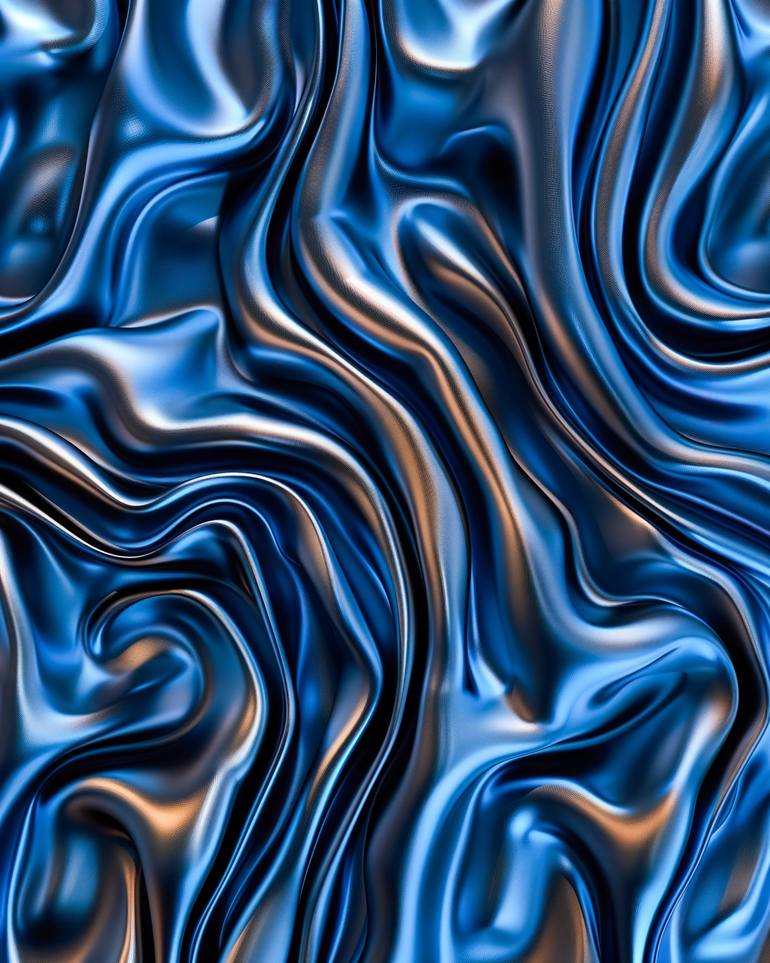 abstract lines 2D wall art Sculpture by Andrea Pallang | Saatchi Art