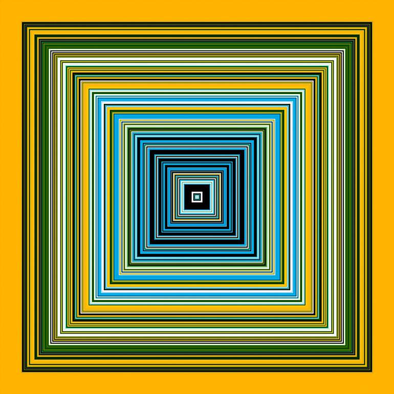 after albers abstract lines Painting by ANDREA PALLANG | Saatchi Art