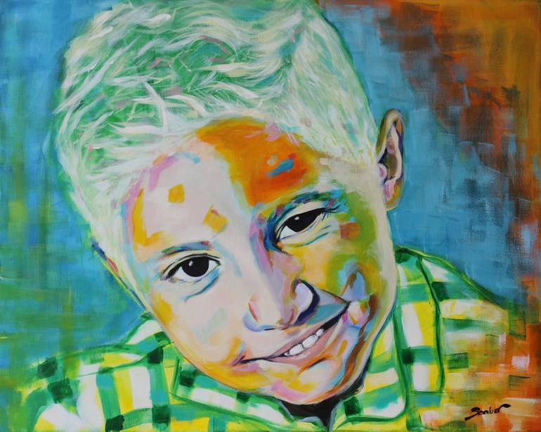 Olek Painting by KATARZYNA SCABER | Saatchi Art