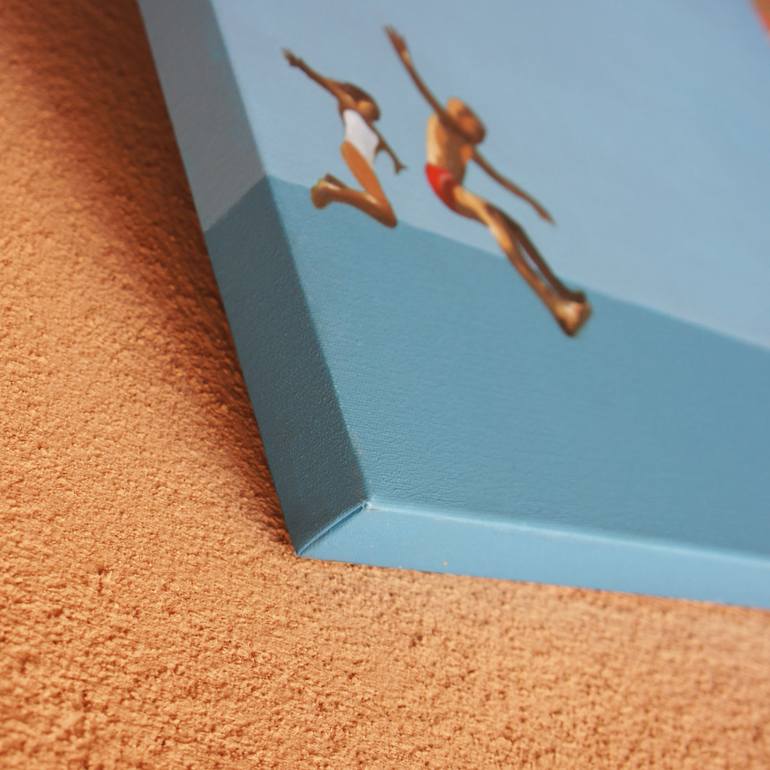 Young and free Painting by Daniel Gibert | Saatchi Art