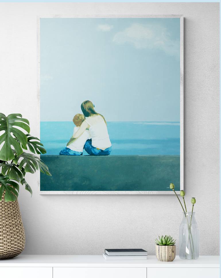 Praise of motherhood Painting by Daniel Gibert | Saatchi Art