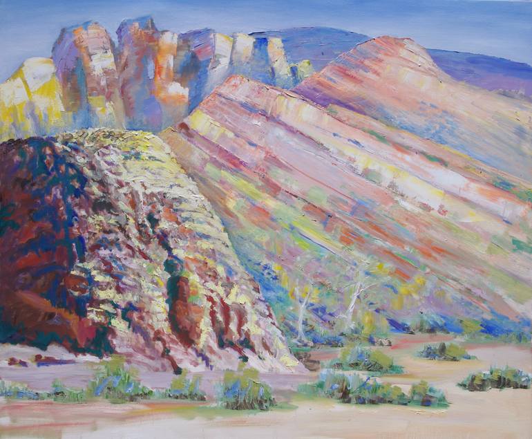 Flinders Ranges Interpretation Painting by Roland Weight | Saatchi Art