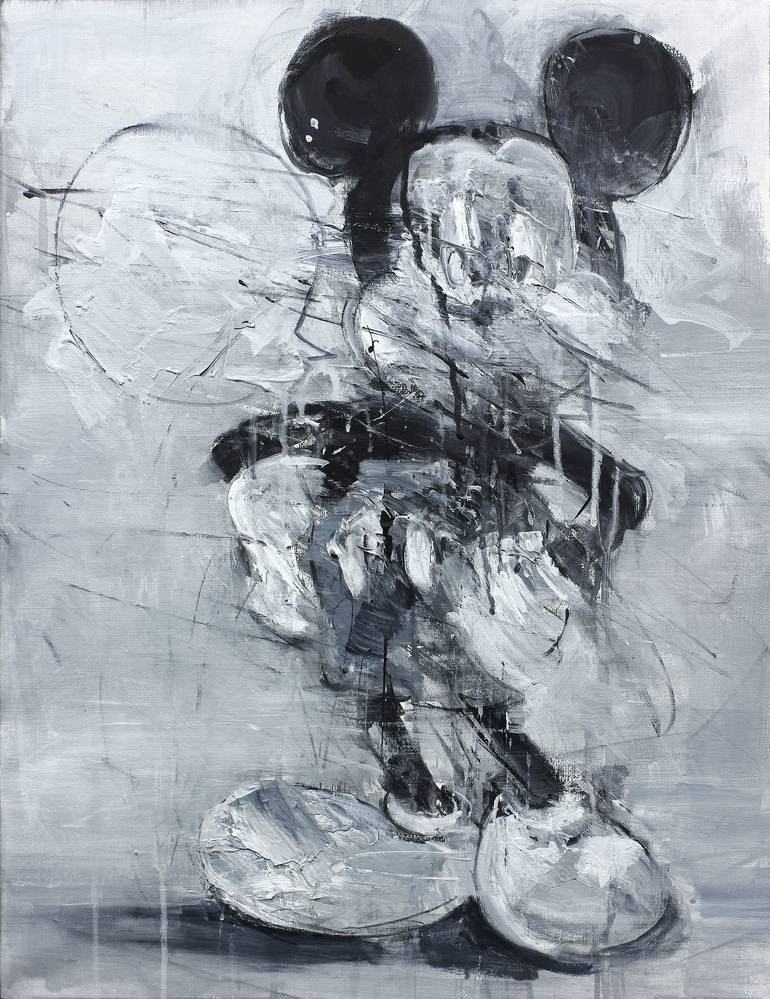 'Ruined Mickey_04' Painting by Kim Byungkwan | Saatchi Art