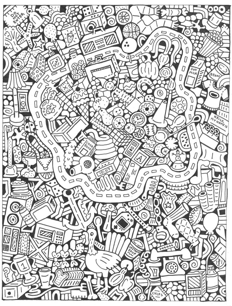 The Infatuation Drawing by Chelsea Geldean | Saatchi Art