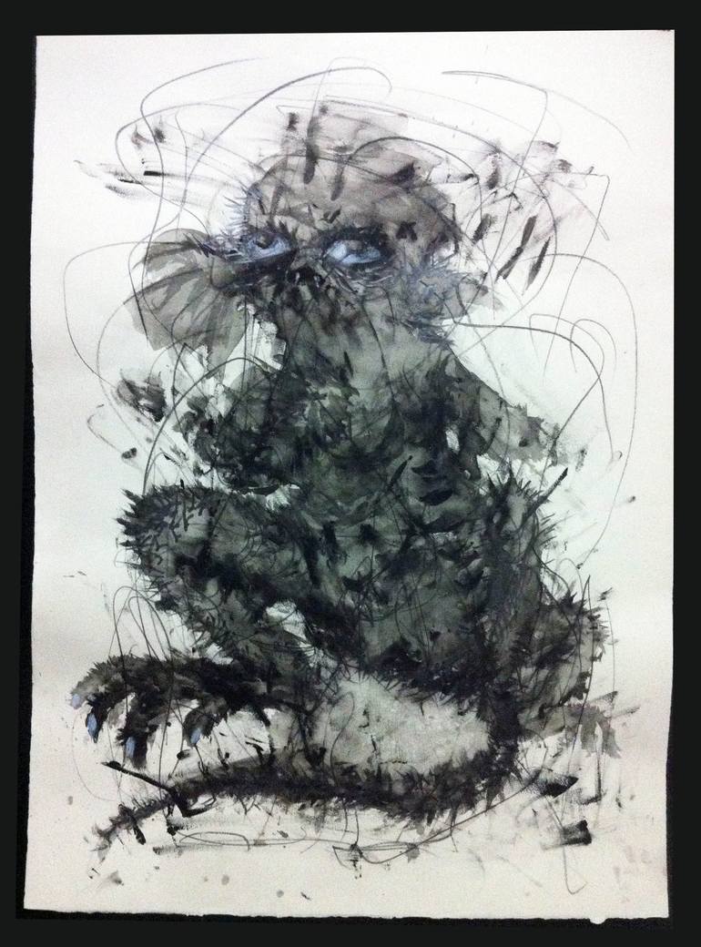 Simio Drawing by Alheli Ochoa | Saatchi Art