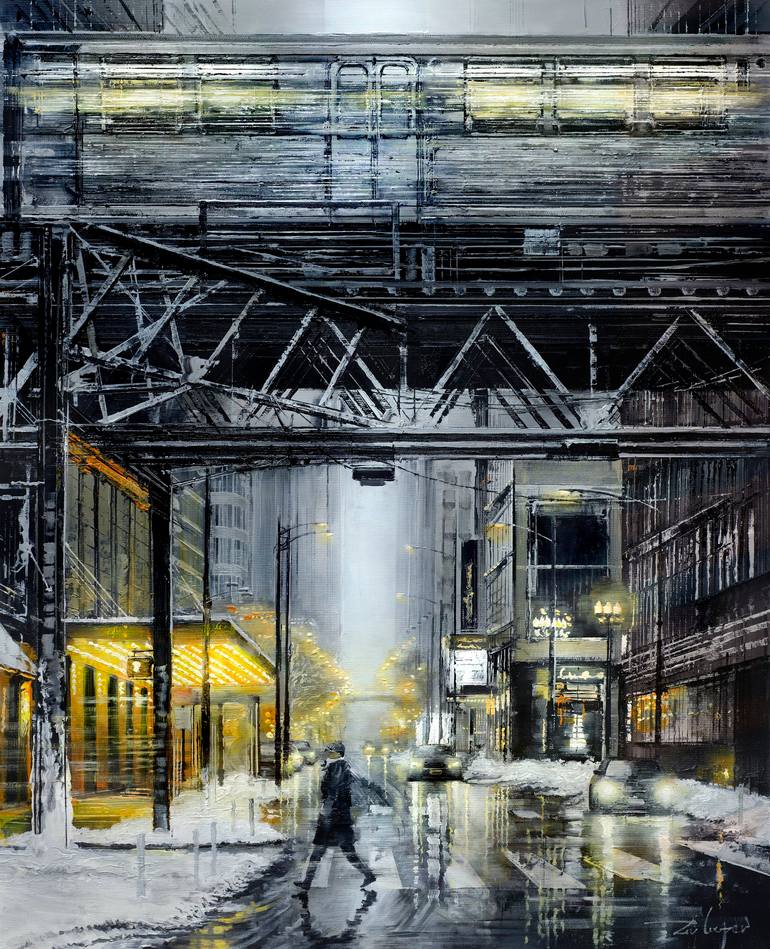 A Hazy Shade Of Winter Painting by Ziv Cooper | Saatchi Art