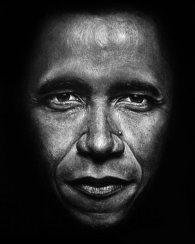 The President Drawing by Meekayll Boyd | Saatchi Art