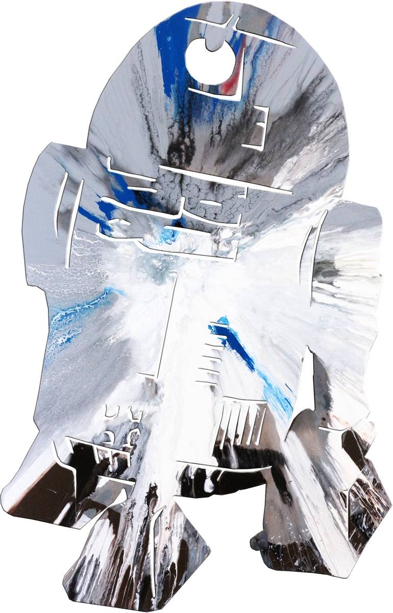 R2-D2 Painting by Vincent Beetz | Saatchi Art