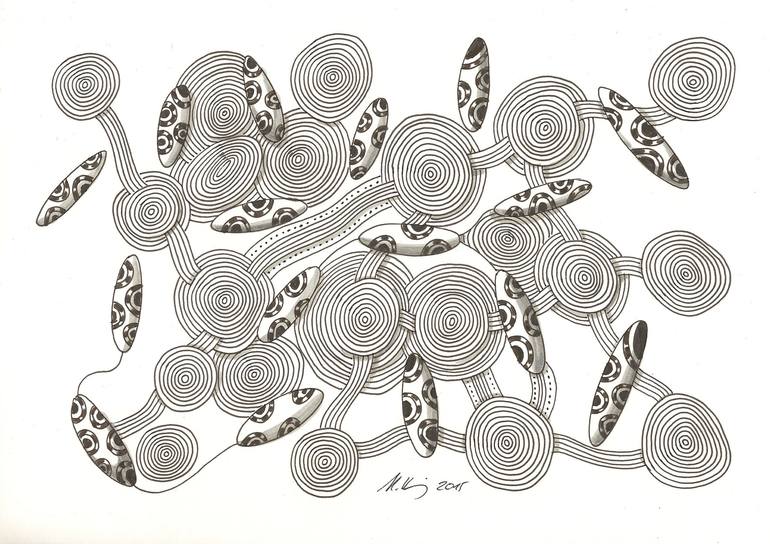 go left or right Drawing by Matthias Hennig | Saatchi Art