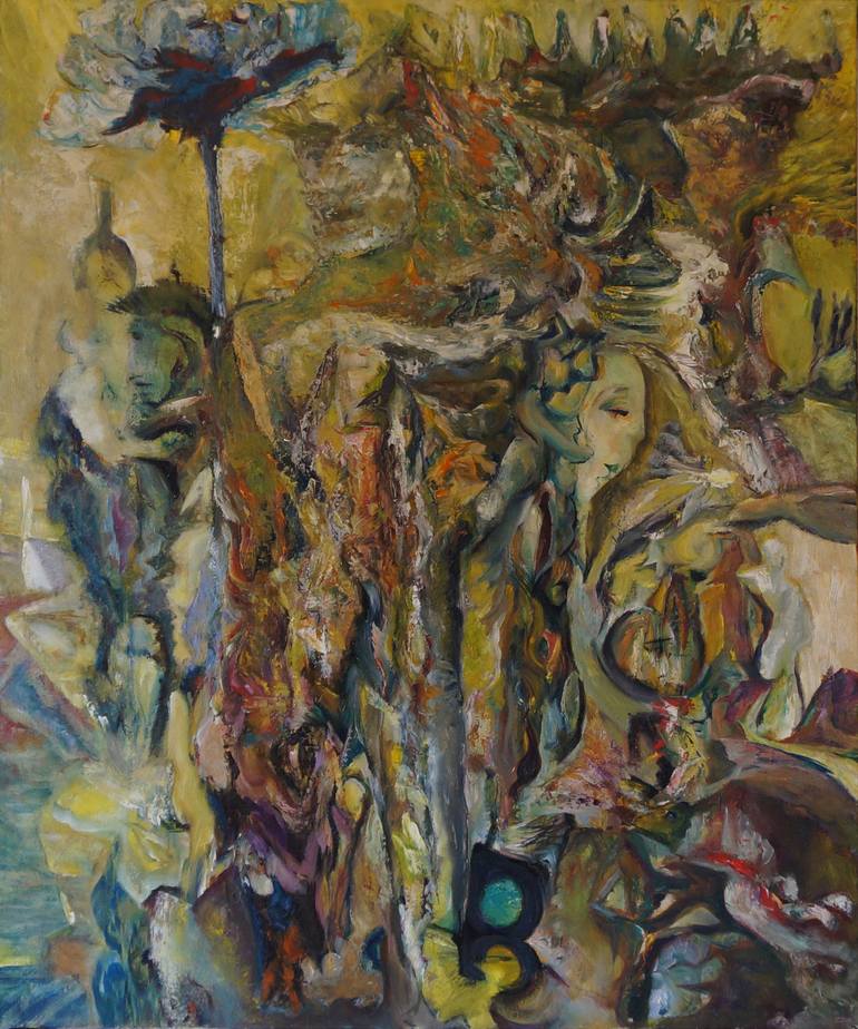 Crossing Over Painting by Benjamin Kaleb-Levi | Saatchi Art