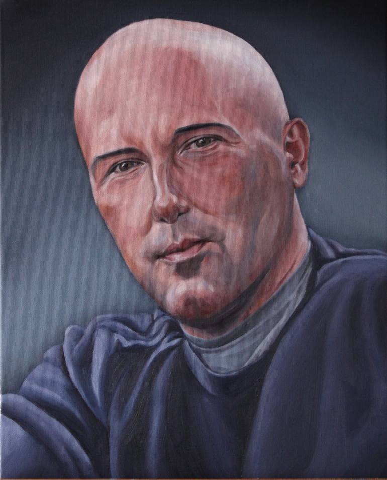 Ovidiu 1 Painting by Iulia Comsa | Saatchi Art