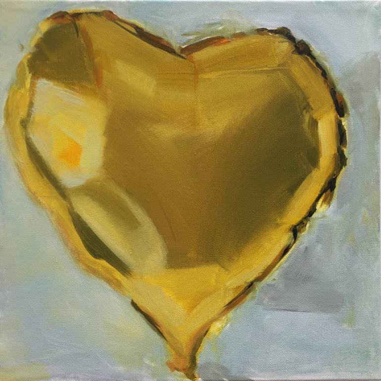 gold foil Painting by Kim Kimbro | Saatchi Art