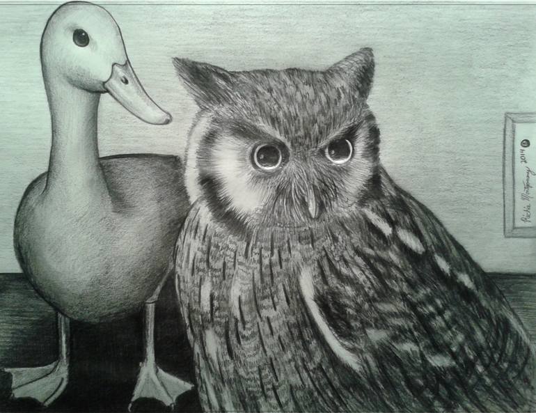 Who Quack Drawing by Richie Montgomery | Saatchi Art