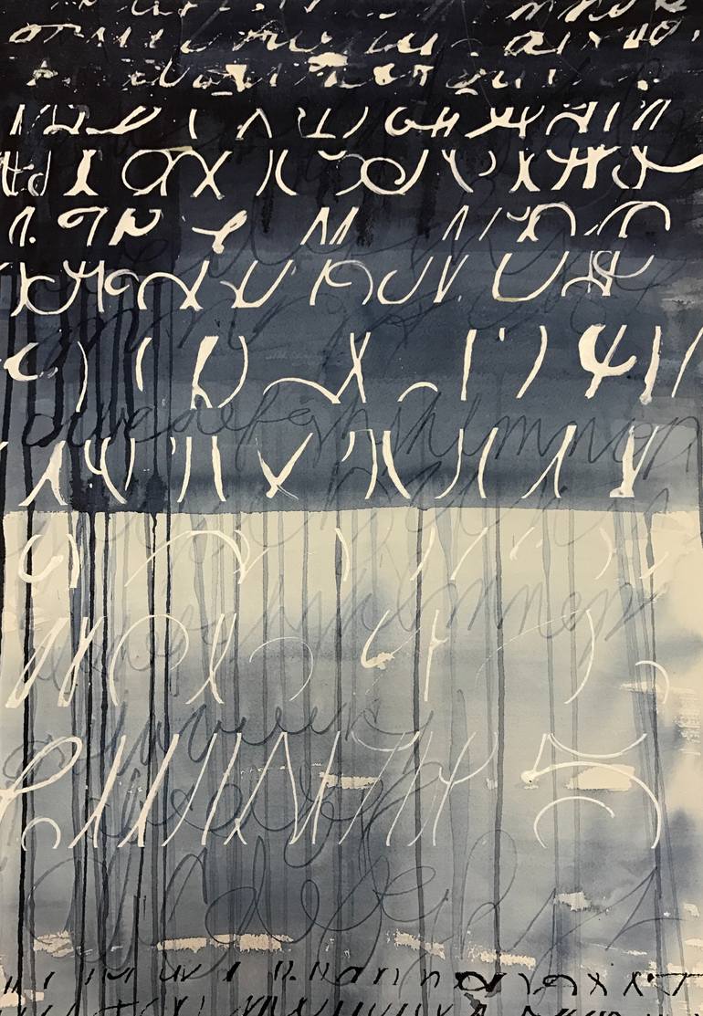 Cursive 5 Painting by Joyce Dunn | Saatchi Art