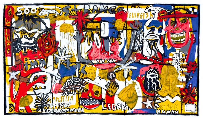 The Hayflick Limit Painting by Jonas Fisch | Saatchi Art