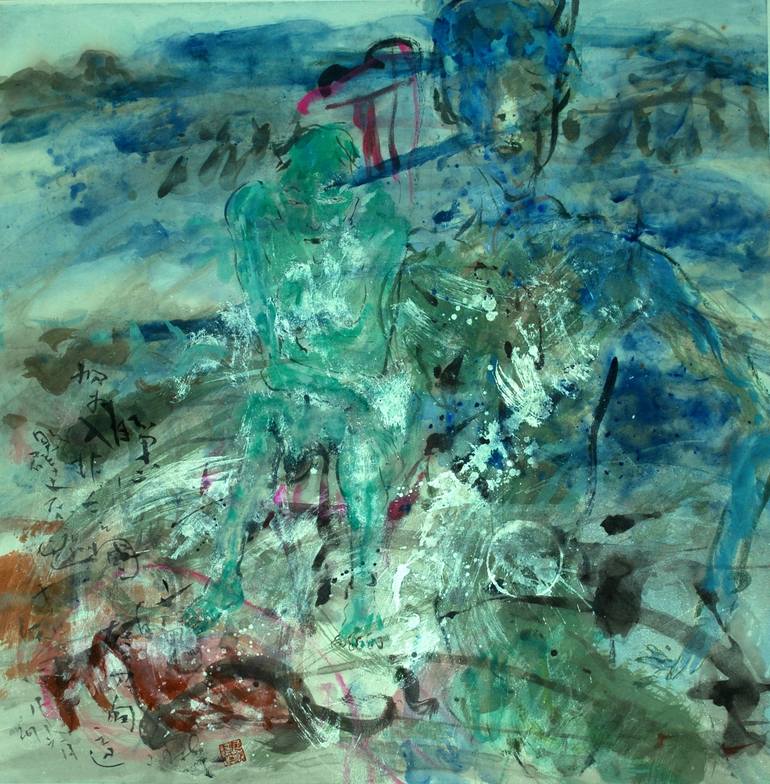 No Words Painting by Earthstone Chu | Saatchi Art