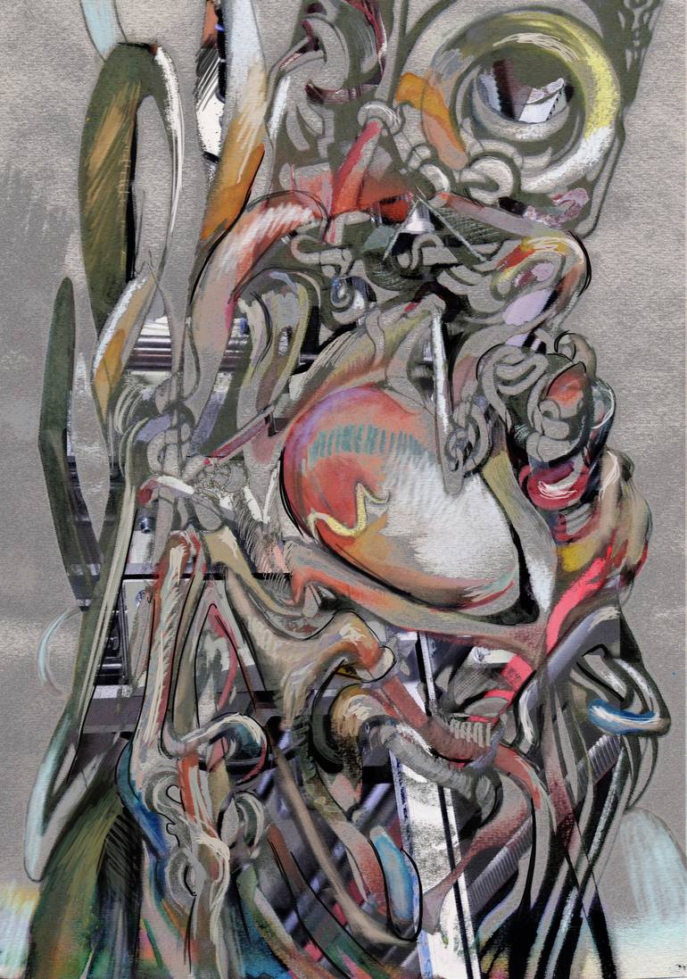 Cable Wiring Scheme 23 Painting by Vladimir Penev | Saatchi Art