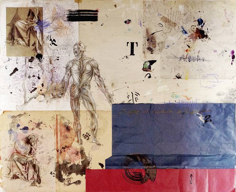 The Anatomy Lessons of Mr. Scheufler # 1 Collage by Newton Scheufler ...