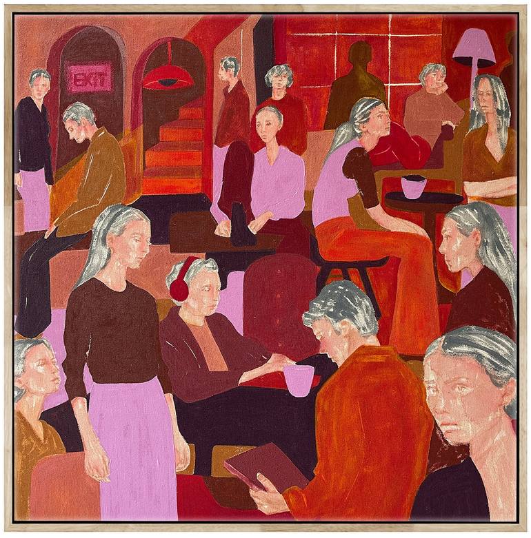 The Room No:222 Painting by Erna Ucar | Saatchi Art