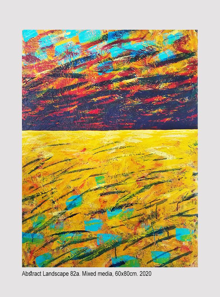 abstract landscape 82a Painting by ilan sadeh | Saatchi Art