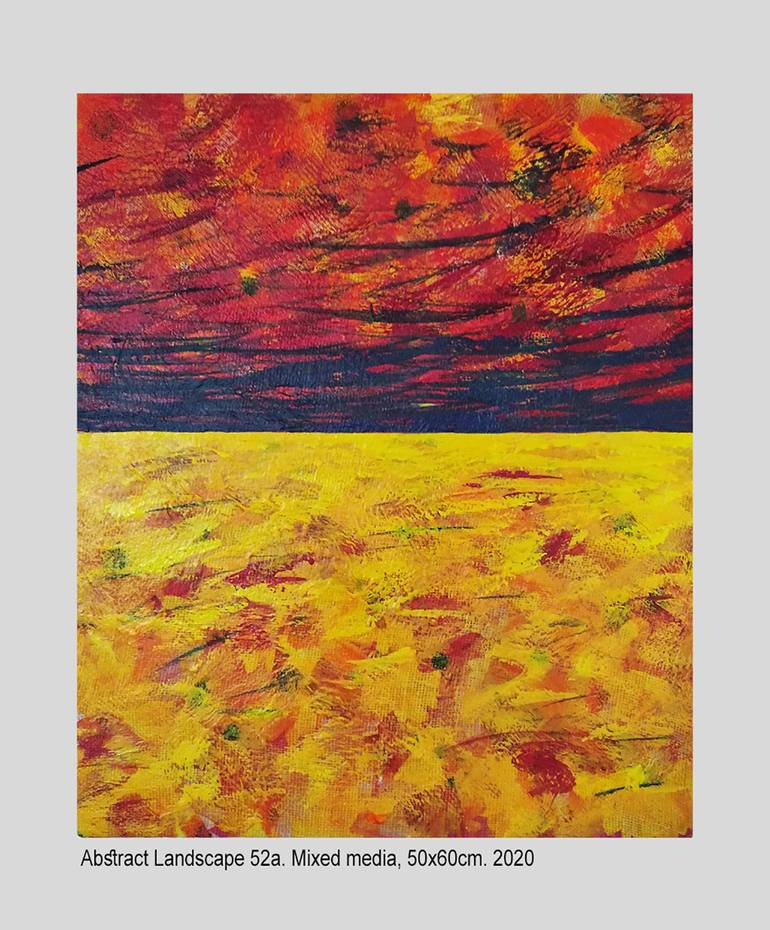 Abstract Landscape 52a Painting by ilan sadeh | Saatchi Art