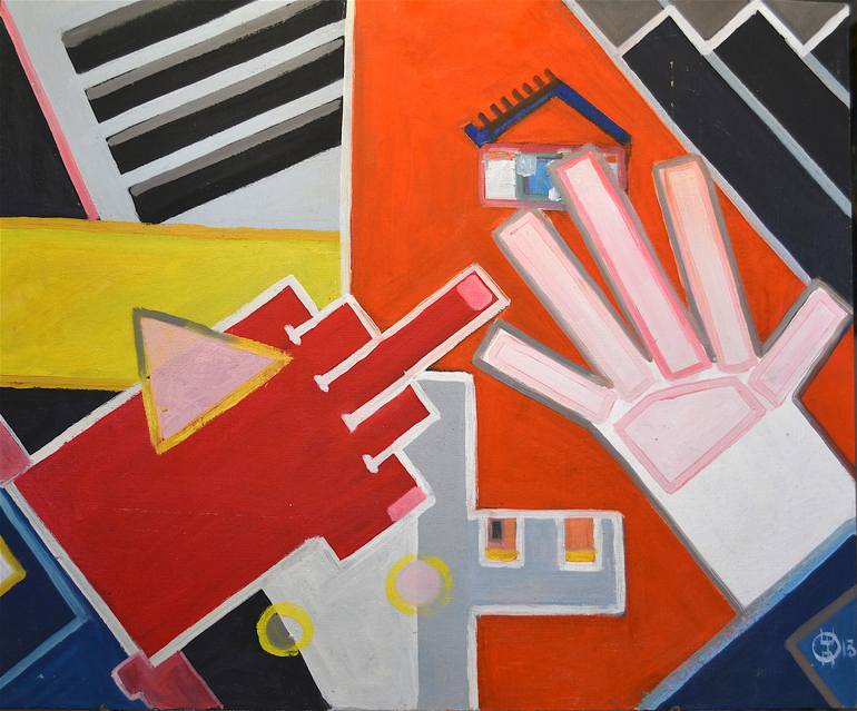 Original oil painting Foolproof - Fine art - Avangard - avant garde ...