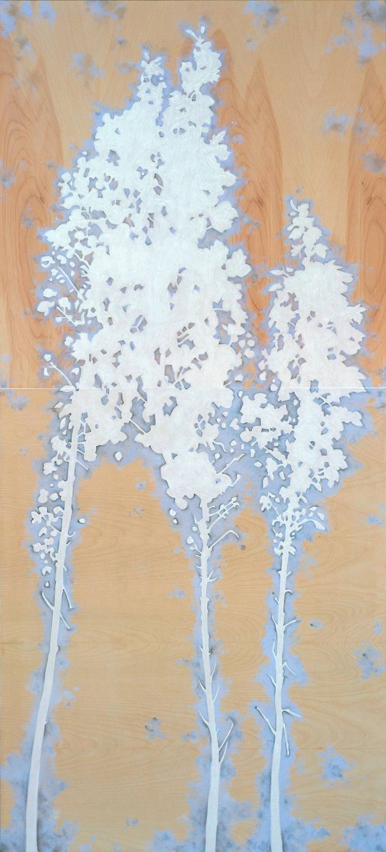 3 GRACES #1 - BLUE Painting by Jill Sykes | Saatchi Art