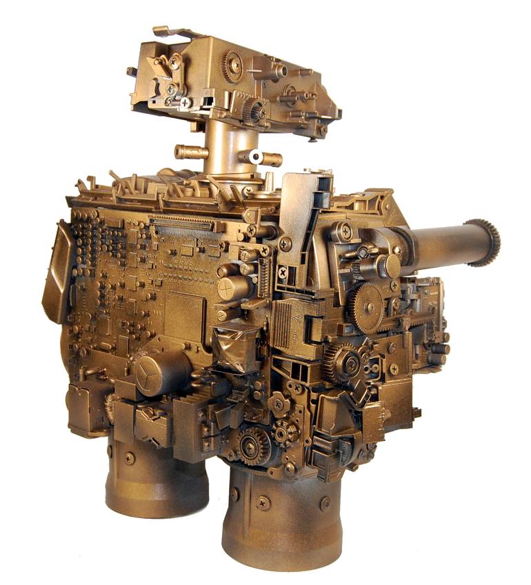 Delta S166 - Combat Droid, Sentry Robot Sculpture by Joyce Hiromi ...