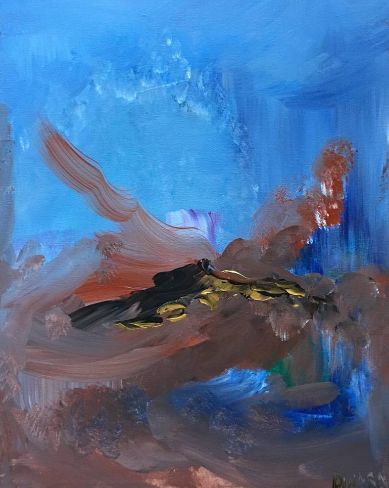 Forgotten Place Painting by Dinara Omarova | Saatchi Art